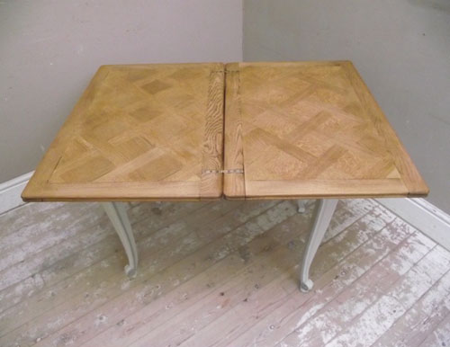 ID2751 Small Vintage French Painted Dining Table