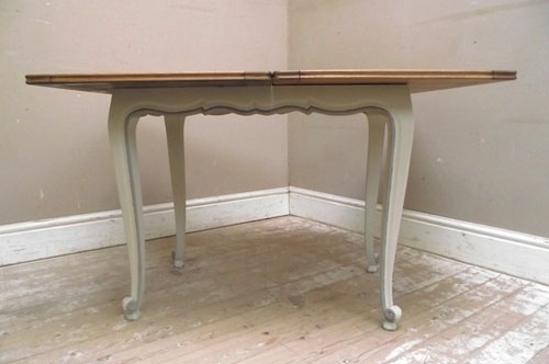 ID2751 Small Vintage French Painted Dining Table