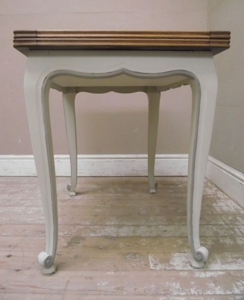 ID2751 Small Vintage French Painted Dining Table