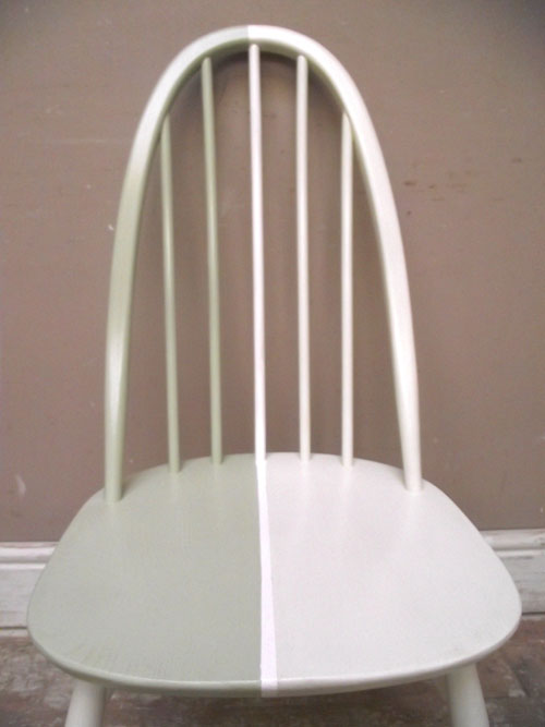 ID2995 Set of 4 Ercol painted chairs