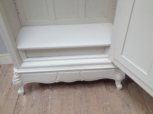 IF3769 ANTIQUE FRENCH ROCOCO SINGLE ARMOIRE