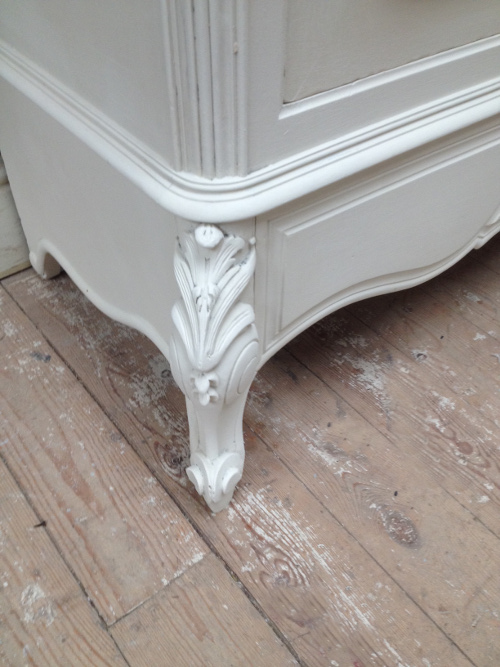 IF3769 ANTIQUE FRENCH ROCOCO SINGLE ARMOIRE