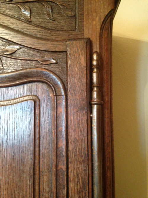 IF3965 ANTIQUE FRENCH NORMANDY STYLE ARMOIRE