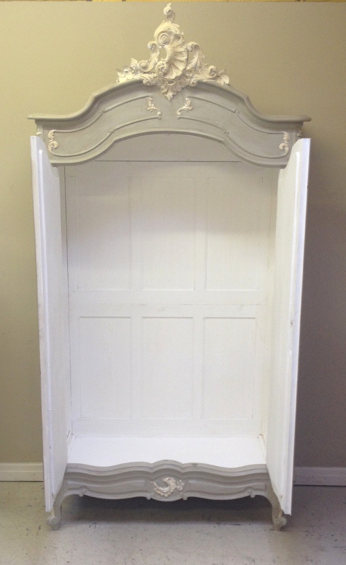 IF4034 ANTIQUE FRENCH ROCOCO DOUBLE ARMOIRE