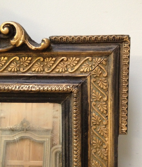 IMW3721 Wonderful Antique Crested French Mirror